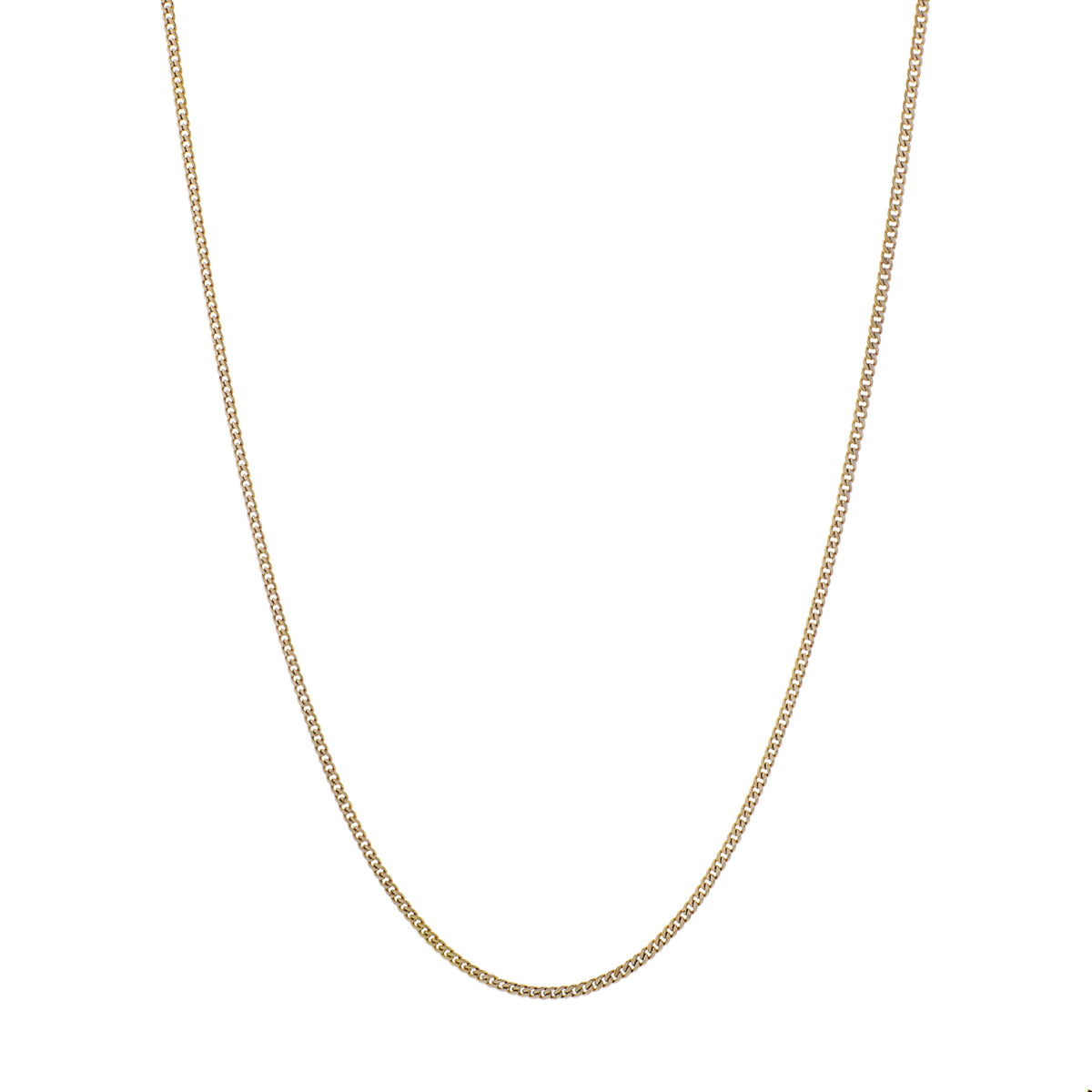 10K Yellow Gold Italian Curb Chain – Modaselle