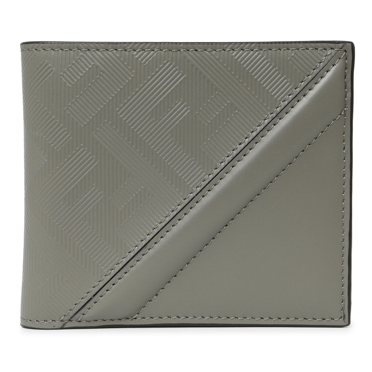 Fendi Grey Vitello King Diagonal Bifold Wallet – Modaselle