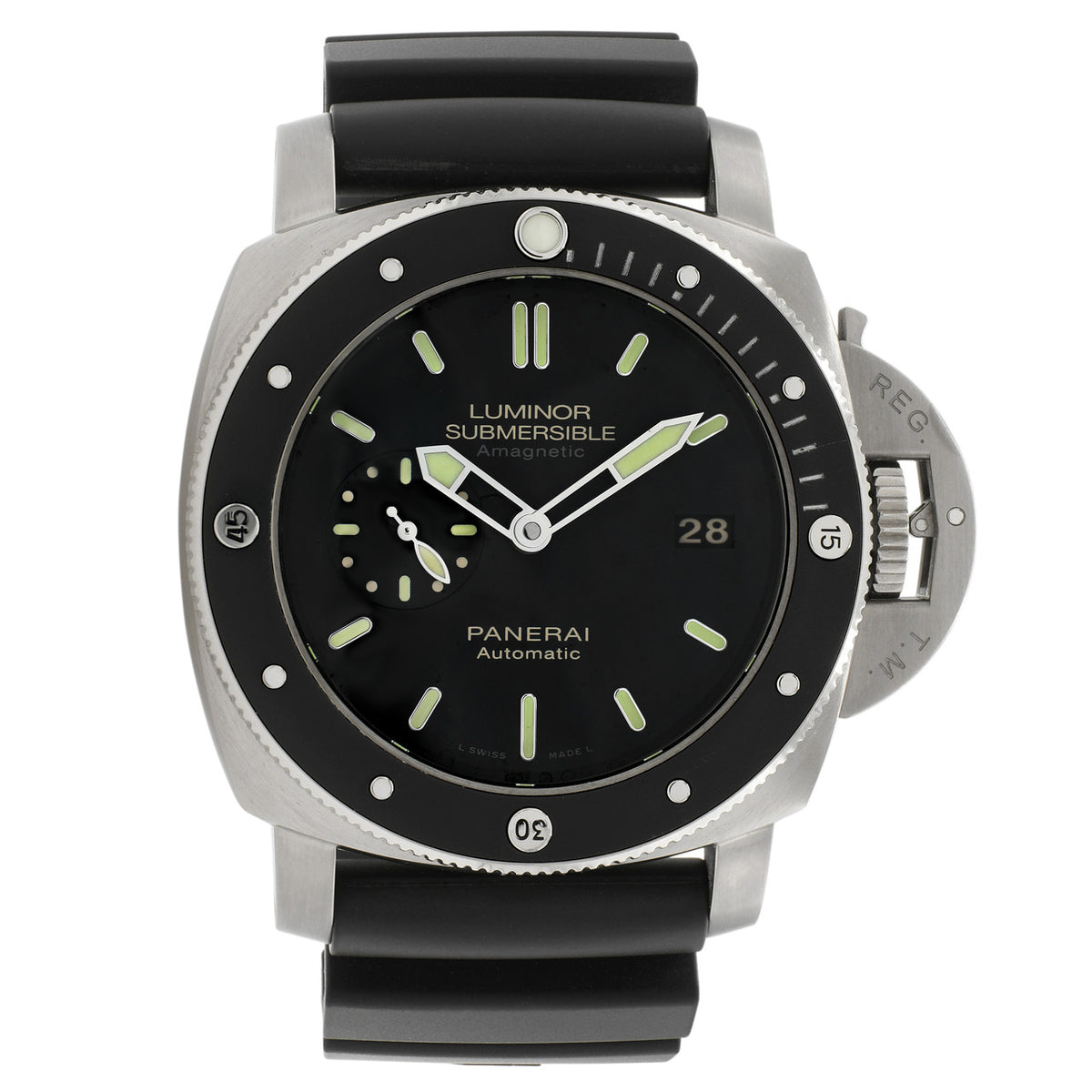Panerai Titanium Luminor 1950 Submersible Amagnetic 3 Days PAM00389 ...