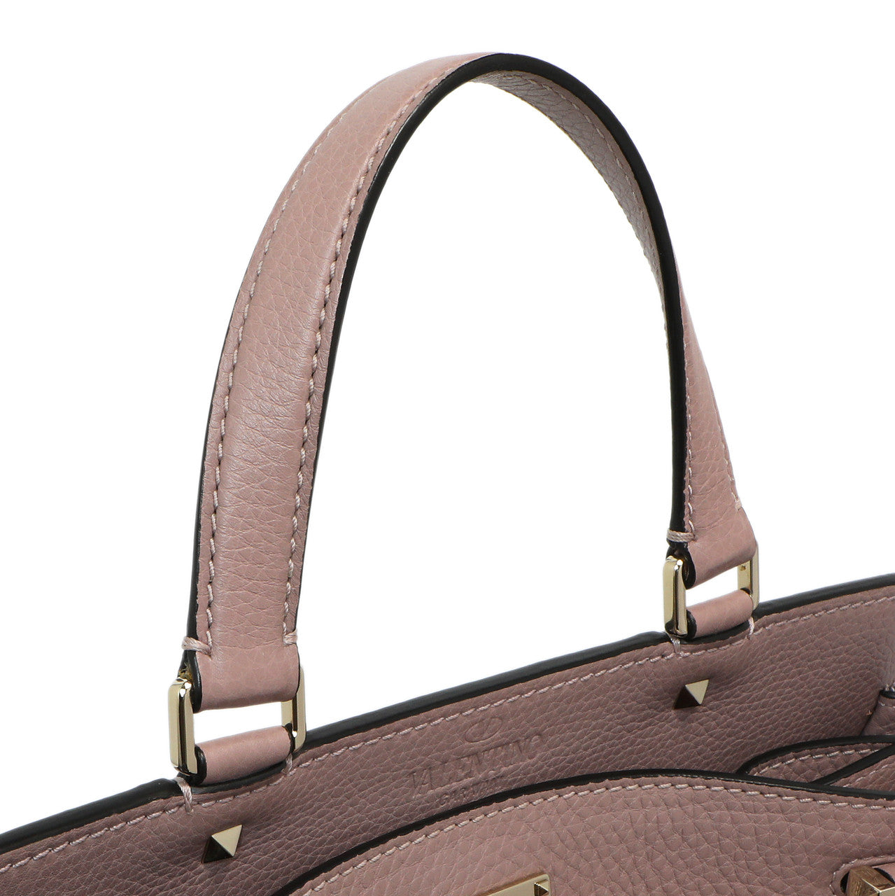 Valentino Mauve Pebbled Calfskin Medium Joylock Satchel Valentino Mauve Pebbled Calfskin Medium Joylock Satchel