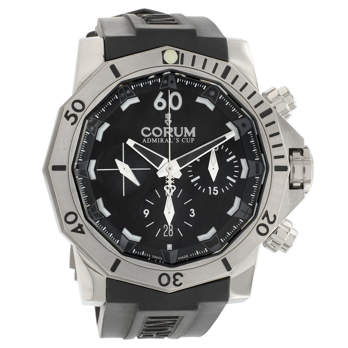 Corum Stainless Steel Admiral's Cup Seafender Chronograph A753/02943 ...